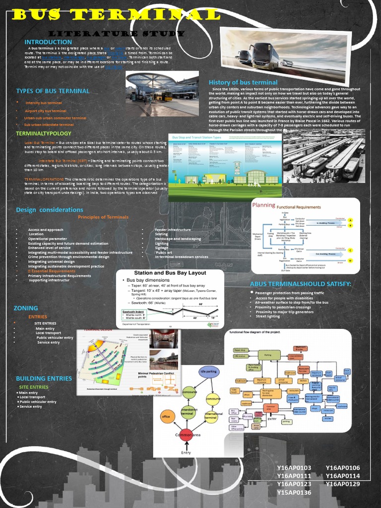 BUS TERMINAL Literature Study | PDF | Stairs | Bus