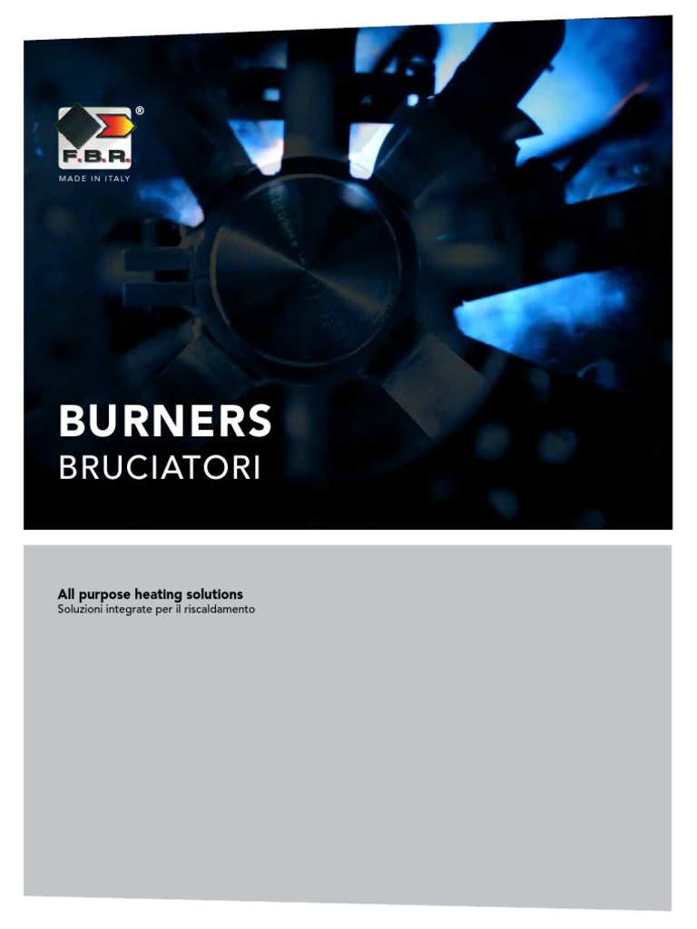 FBR Catalogue BURNERS | PDF | Combustion | Physical Quantities