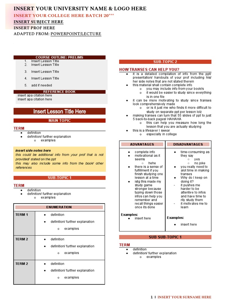 TRANSES TEMPLATE by @rehina - A | PDF | Microsoft Power Point