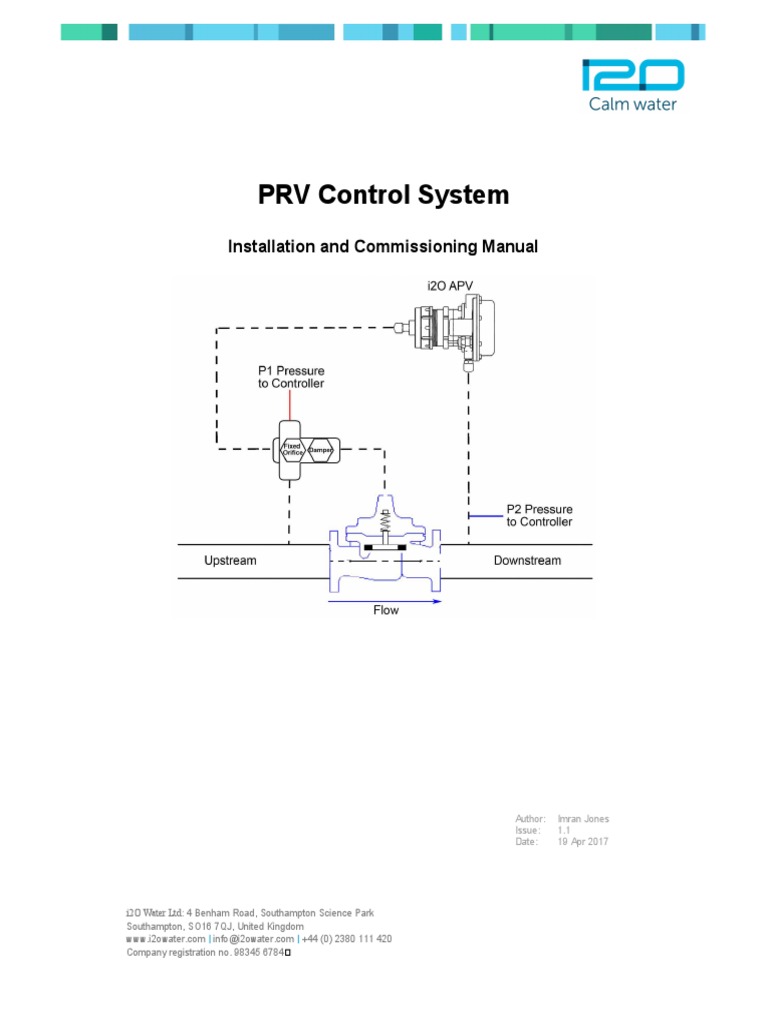PRV Control System Manual and Checklist-V1 - 1-Dic 2018 | PDF | Valve | Calibration