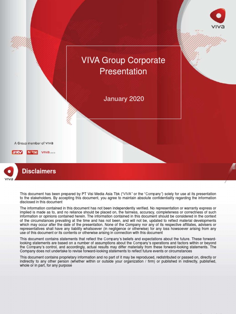 VIVA Group Corporate Presentation: January 2020 | PDF | Broadcasting ...