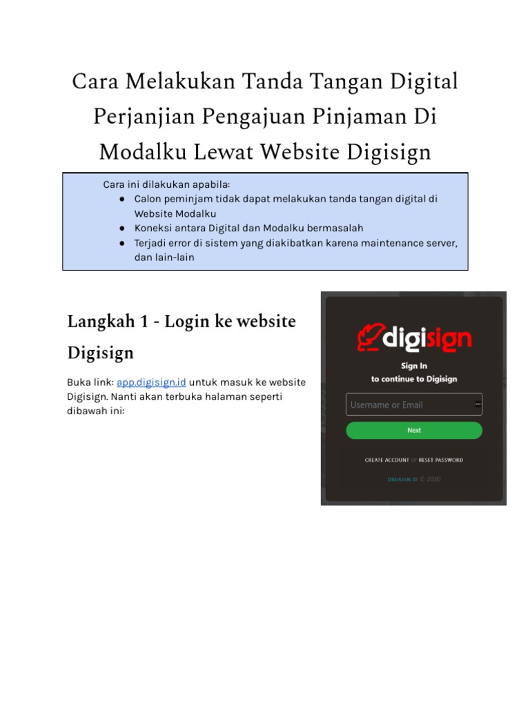 Cara Melakukan Tanda Tangan Digital Perjanjian Pengajuan Pinjaman Di Modalku Lewat Website ...