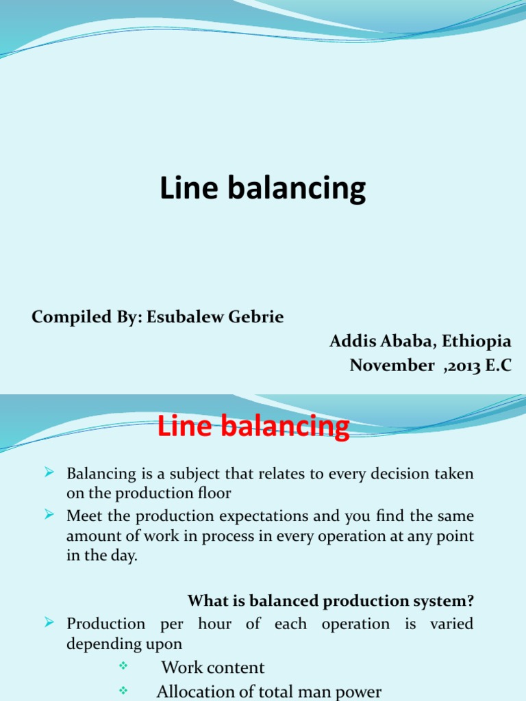 Line Balancing | PDF | Inventory | Economies