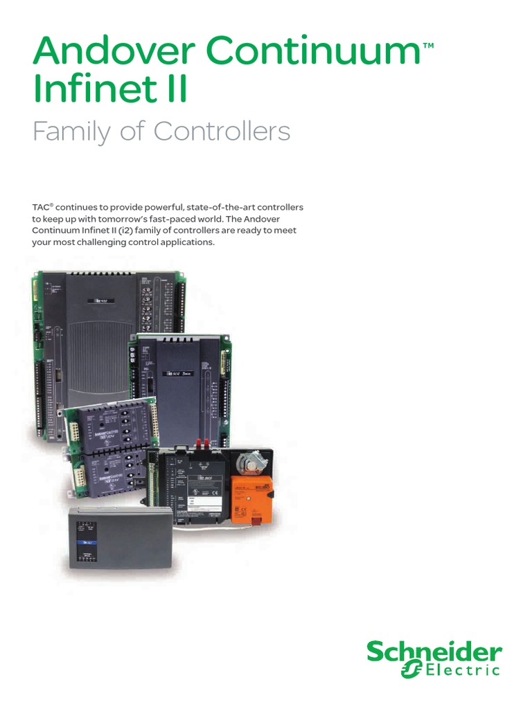 Family of Controllers: Andover Continuum Infinet II | PDF | Input ...