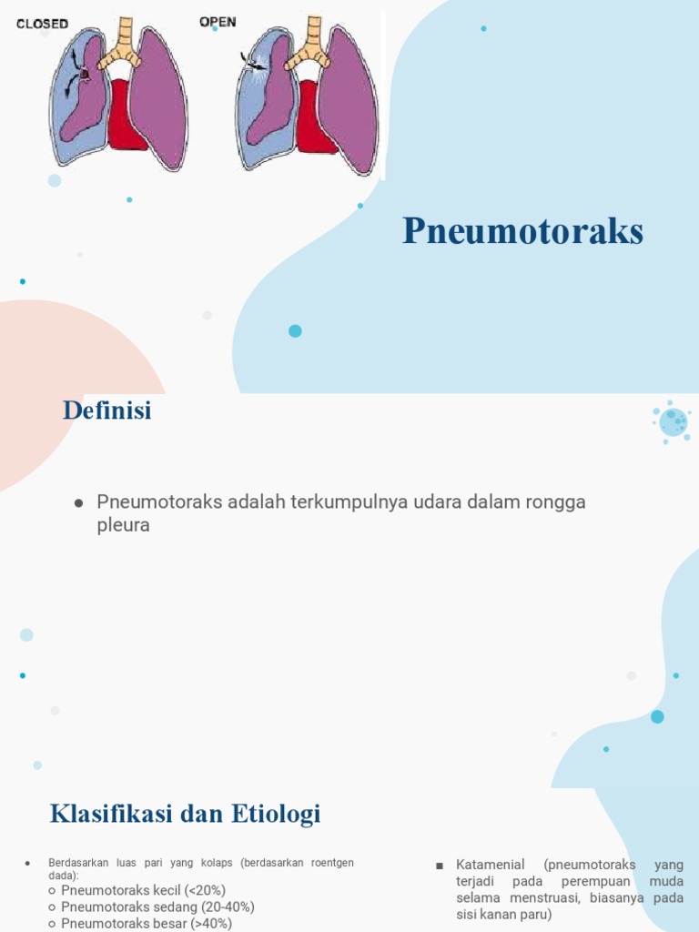 Pneumotoraks Ulfa | PDF