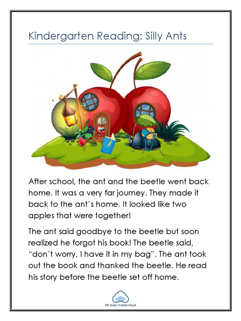 Reading Silly Ants 1 | PDF