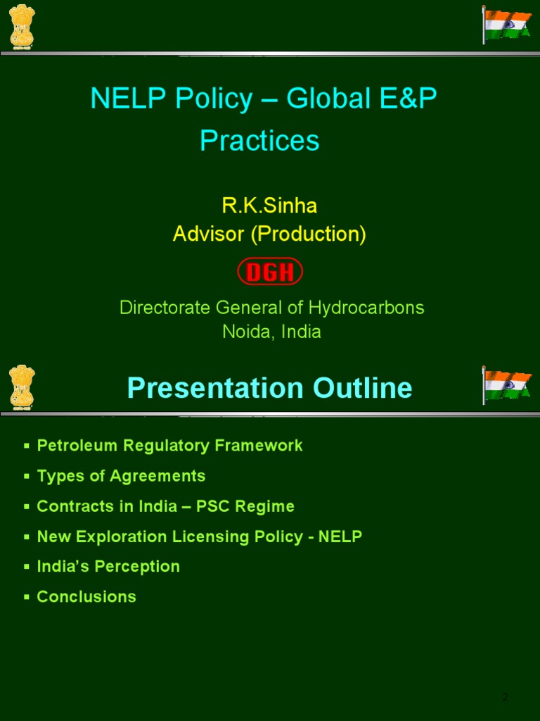 NELP and PSC Management in India | PDF | Joint Venture | Royalty Payment