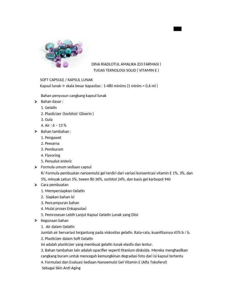 Tugas Kapsul | PDF | Kesehatan Holistik