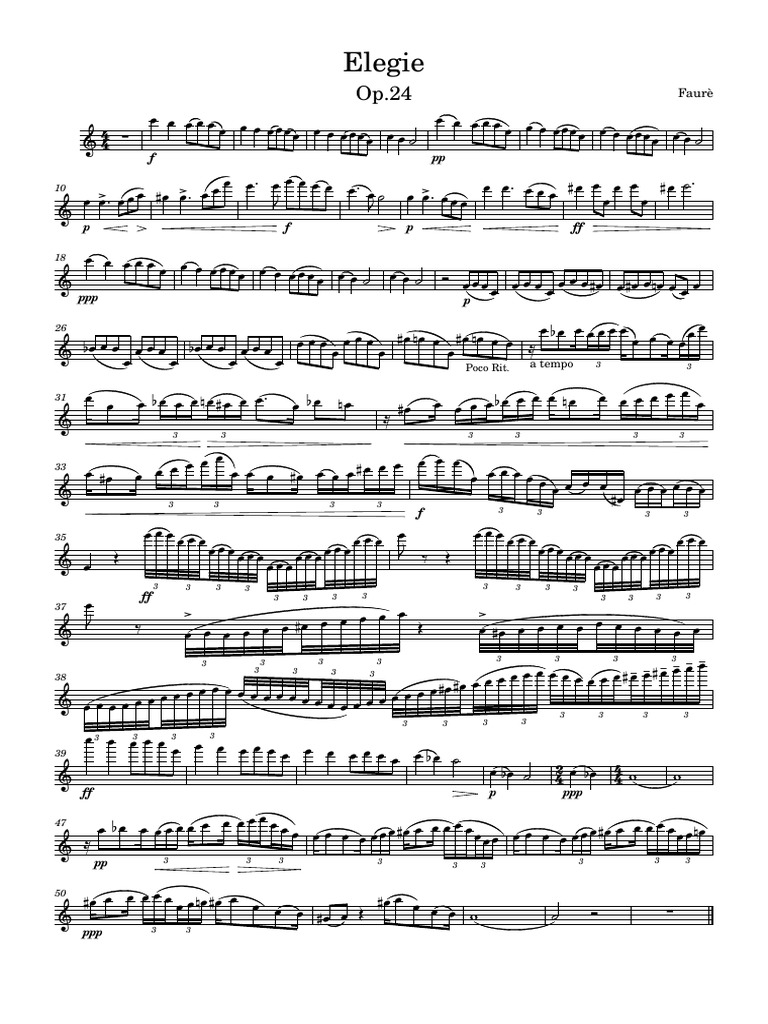 Elegie | Download Free PDF | Musical Forms | Musical Compositions