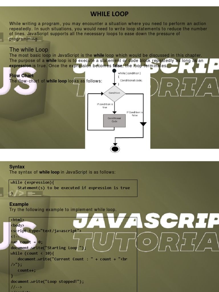 While Loop | PDF | Control Flow | Computing