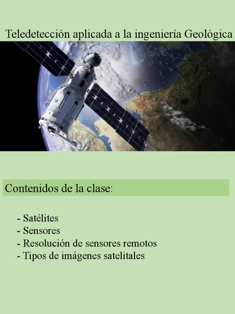 Teledetección en Ingeniería Geológica | PDF | Resolución de pantalla ...
