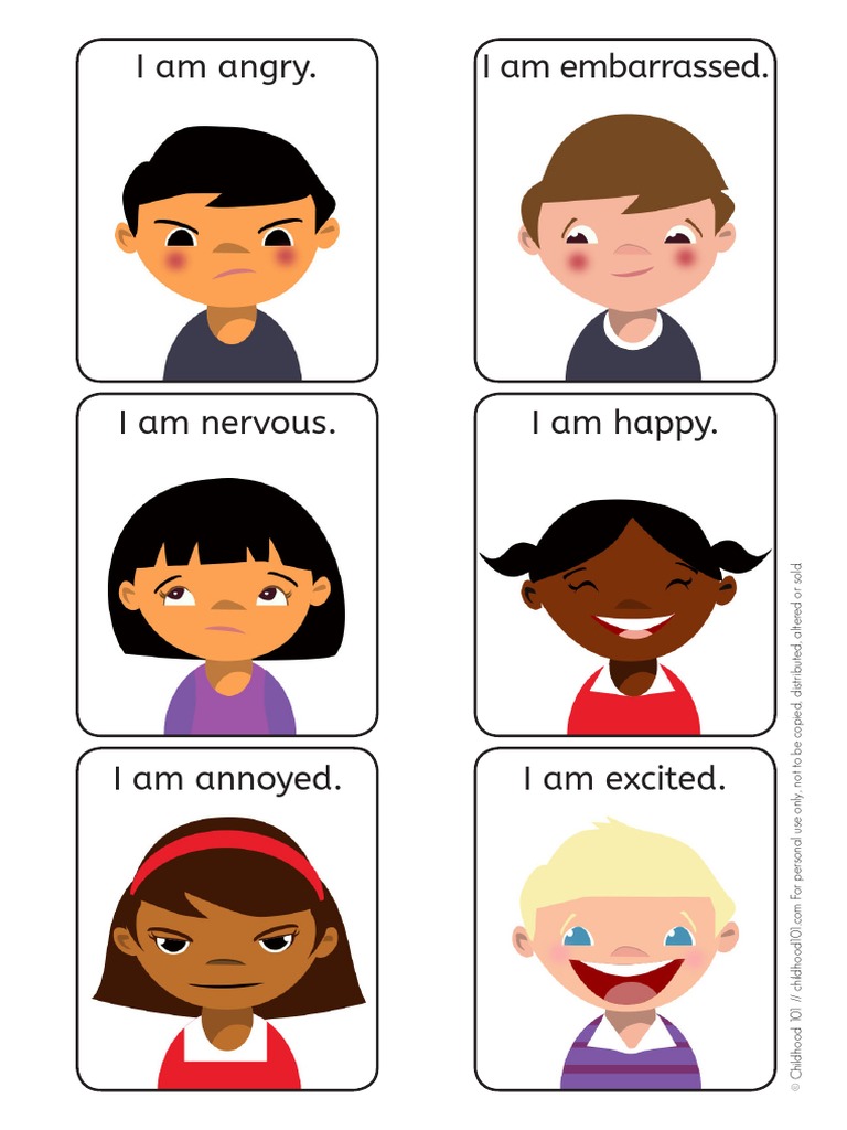 Emotion Guessing Cards | PDF