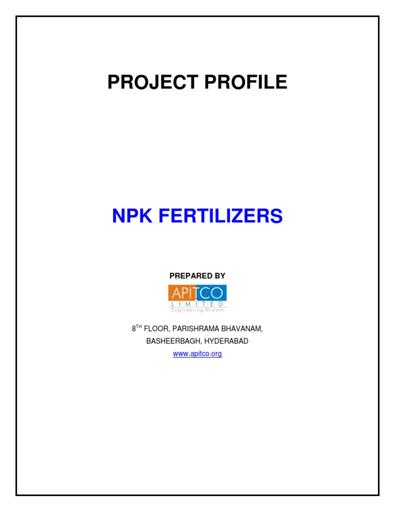 NPK Fertilizers | PDF | Phosphorus | Fertilizer