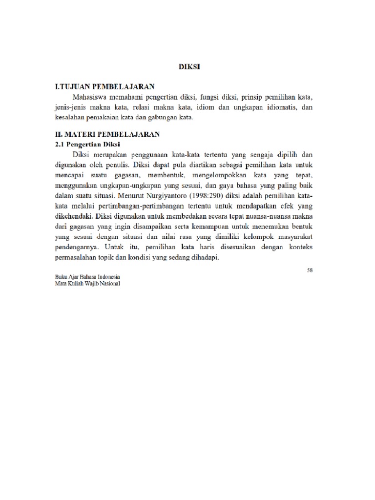 6 Diksi | PDF