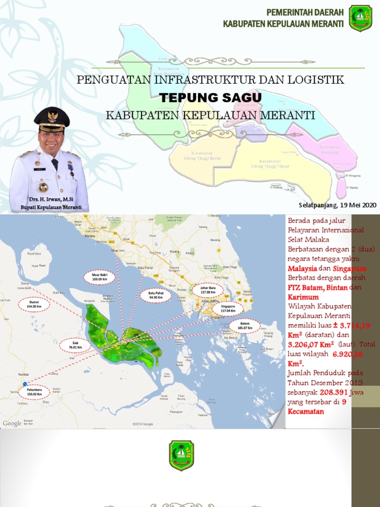 Peta Potensi dan Infrastruktur Sagu Meranti | PDF