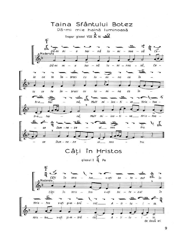Partituri Cor Tenor II | PDF