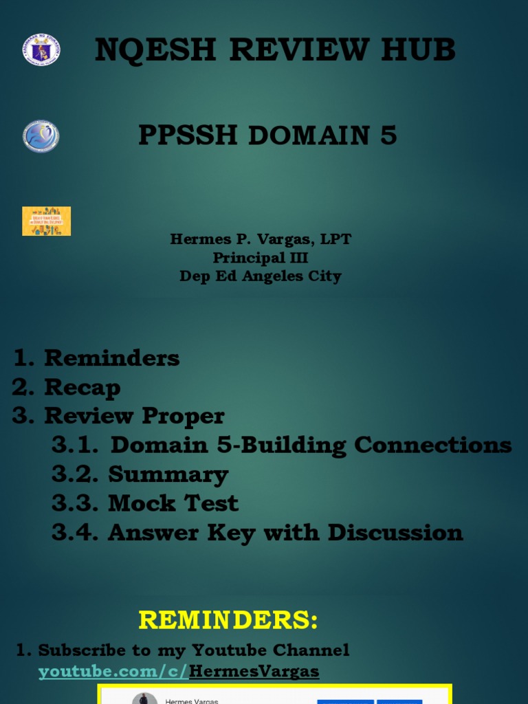 Nqesh Review Hub-Ppssh Domain 5 | PDF | Learning | Teachers