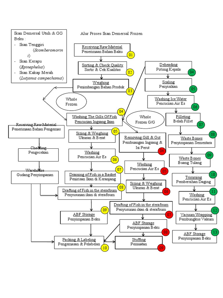 FLOWCHART Alur Ikan | PDF | Fish And Humans | Fish