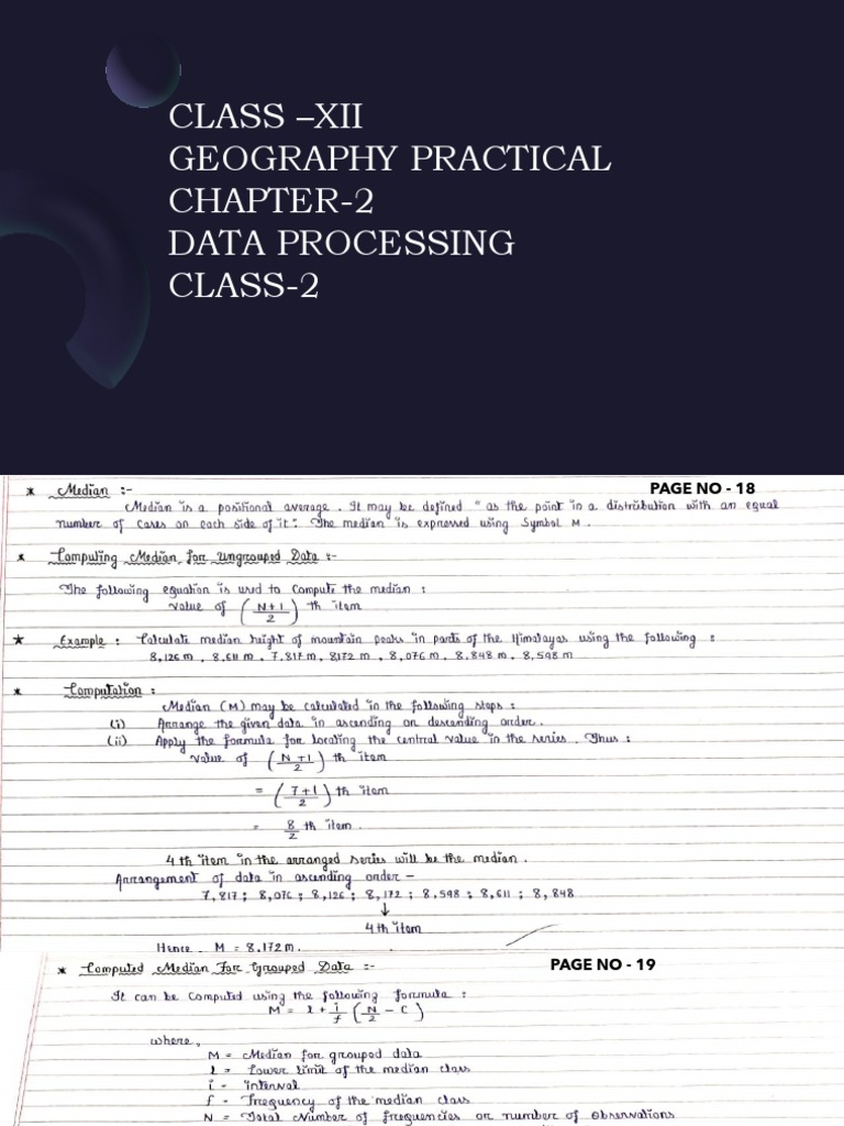 Class Xii Geography Practical Chapter-2 (Class-2) PDF | PDF