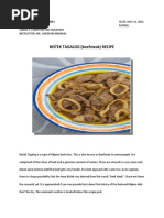 Beef Butchering Yield Form v3 | PDF | Steak | Beef