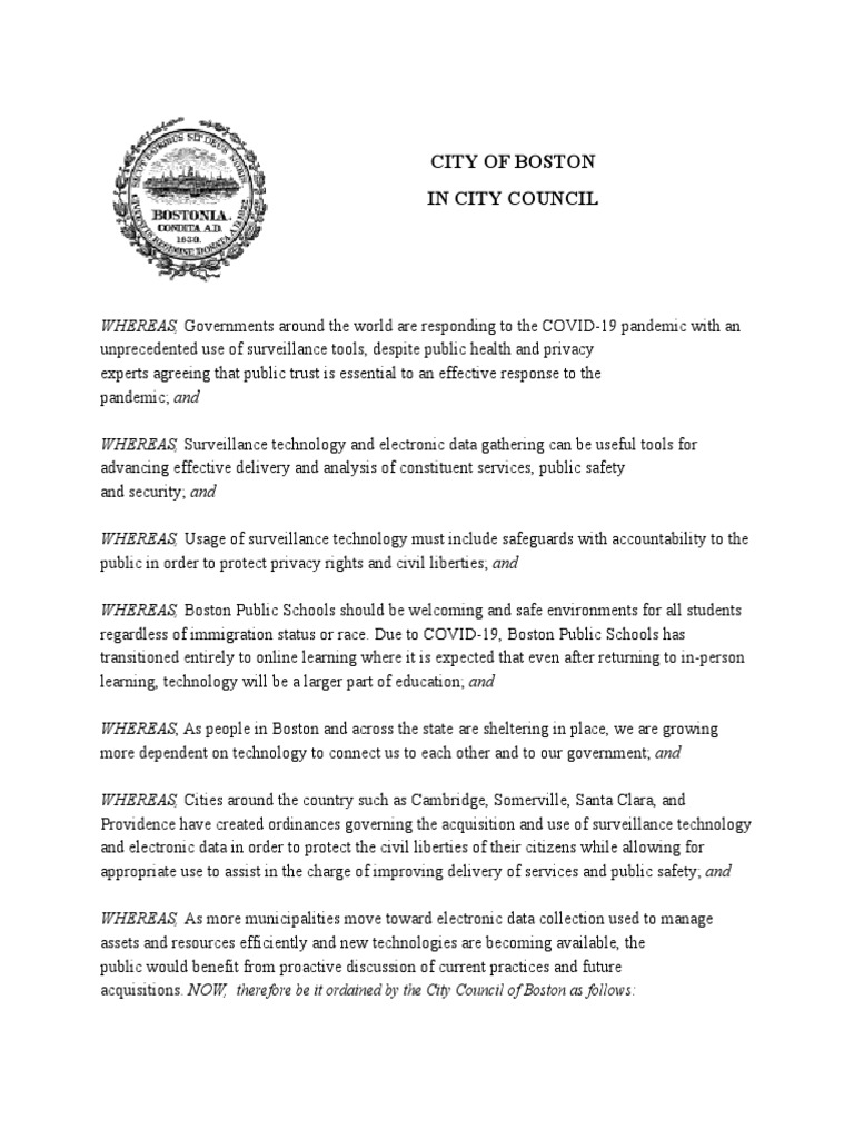 Amended Docket 0397 Final | PDF | Surveillance | Privacy