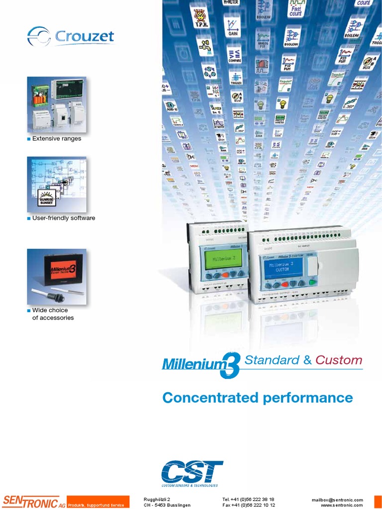 Crouzet Millenium 3 User Manual | PDF | Power Supply | Automation
