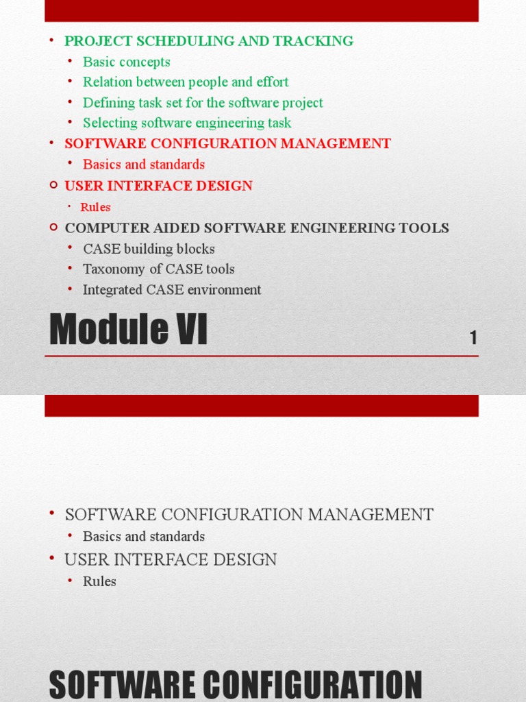 Software Configuration Management | PDF | User Interface | Software