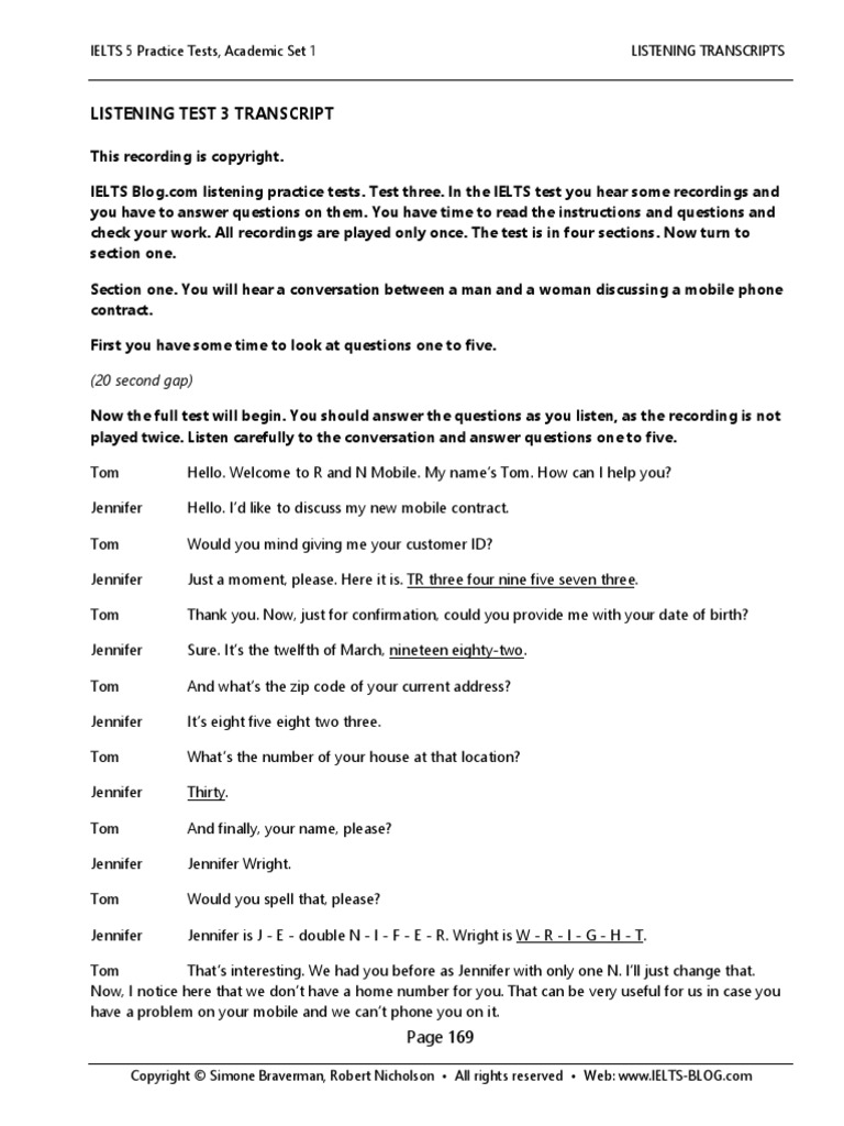 Transcript HSC Test 3 | PDF