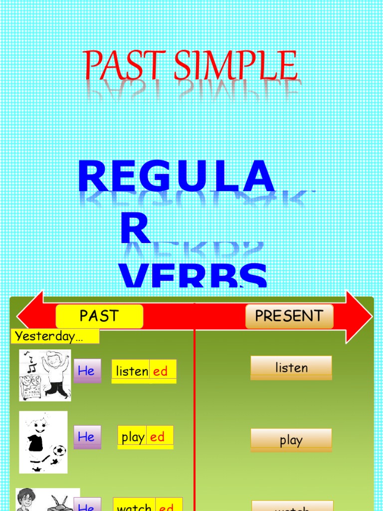 Past Simple: Regula R Verbs | PDF