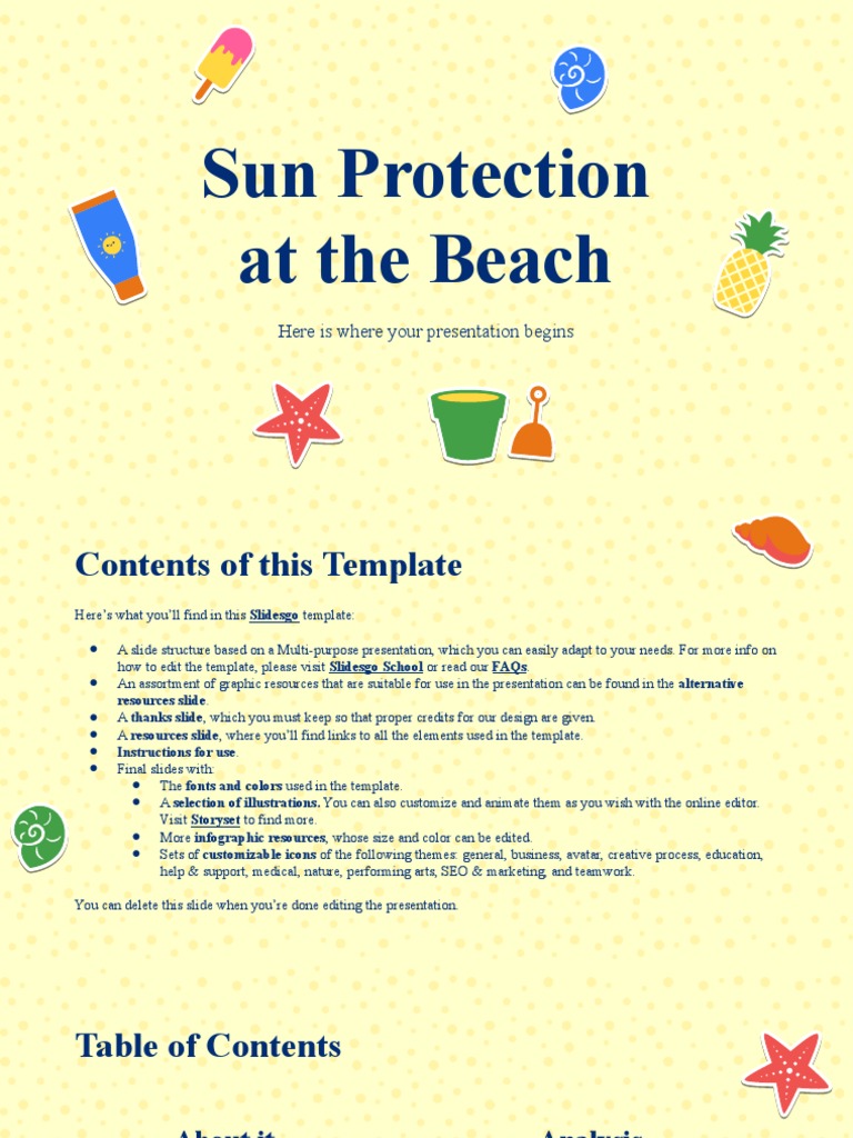 Sun Protection at The Beach | Download Free PDF | Planets | Solar System