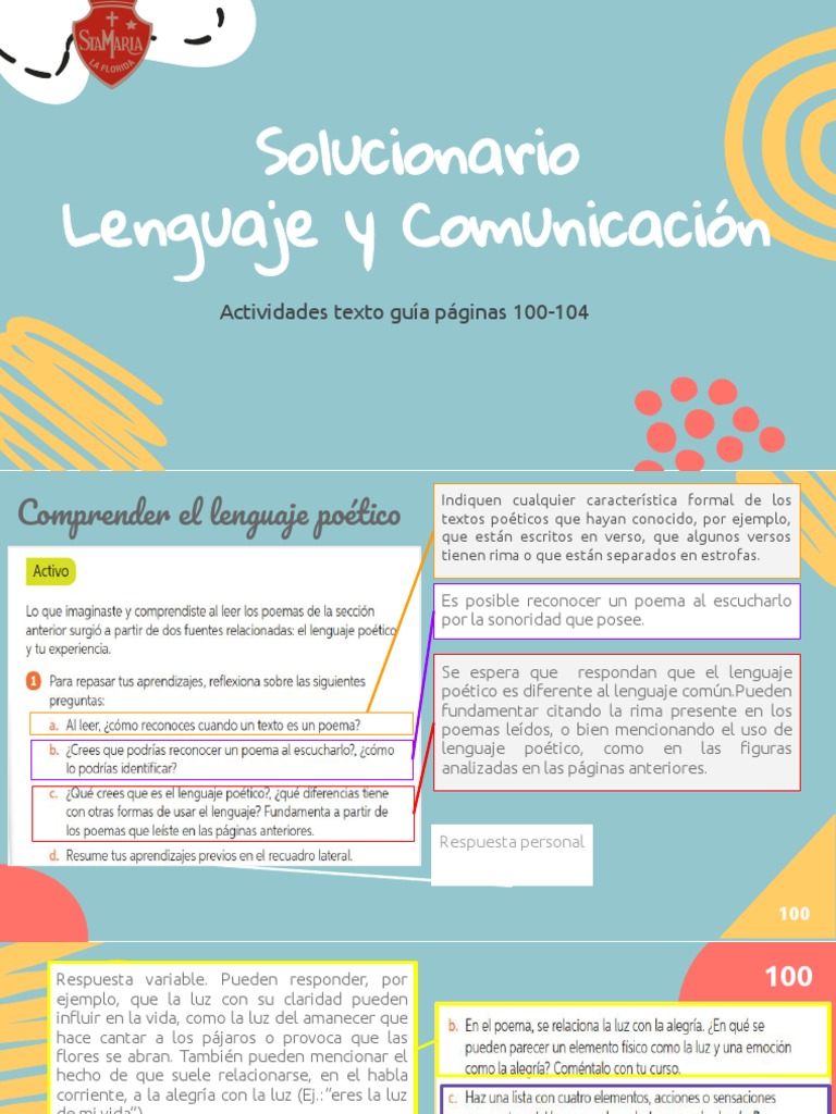 Comprender El Lenguaje Poetico | PDF | Poesía