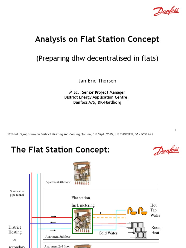 Danfoss Flat Station | PDF | District Heating | Hvac