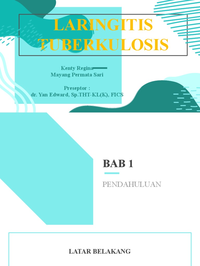 CRS Laringitis TB | PDF