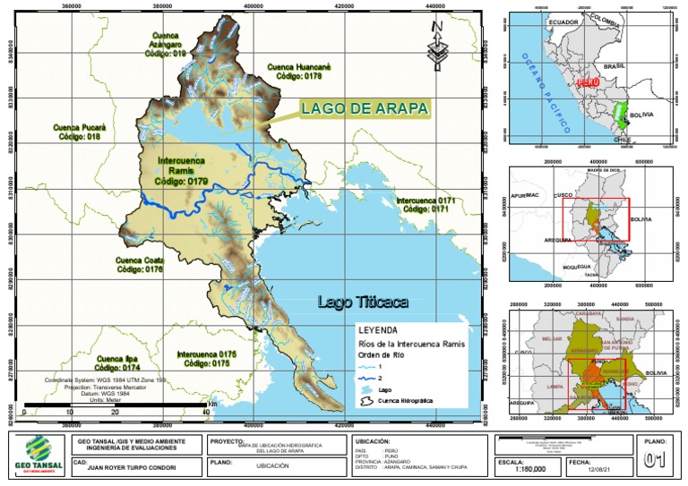 Ubicación Hidrográfica Lago de Arapa-Azangaro | PDF
