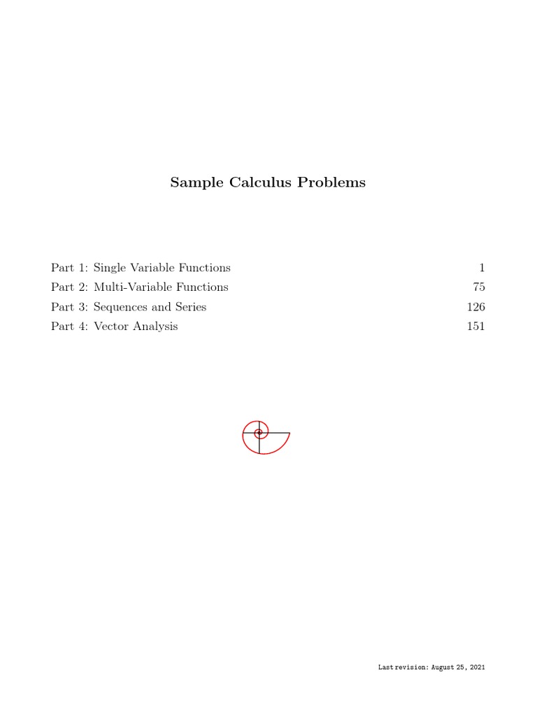 Sample Calc Probs | PDF | Square Root | Trigonometric Functions