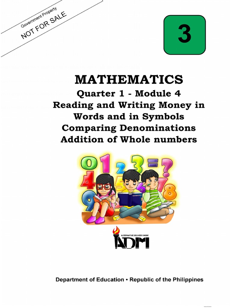 EDITED-Mathematics-3 - Q1 - Mod4 - Reading and - Writing Numbers - in ...