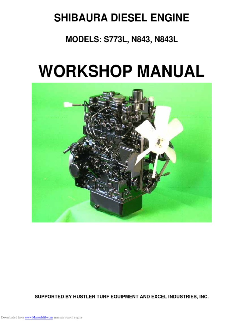 Workshop Manual: Shibaura Diesel Engine | PDF | Machines | Engines