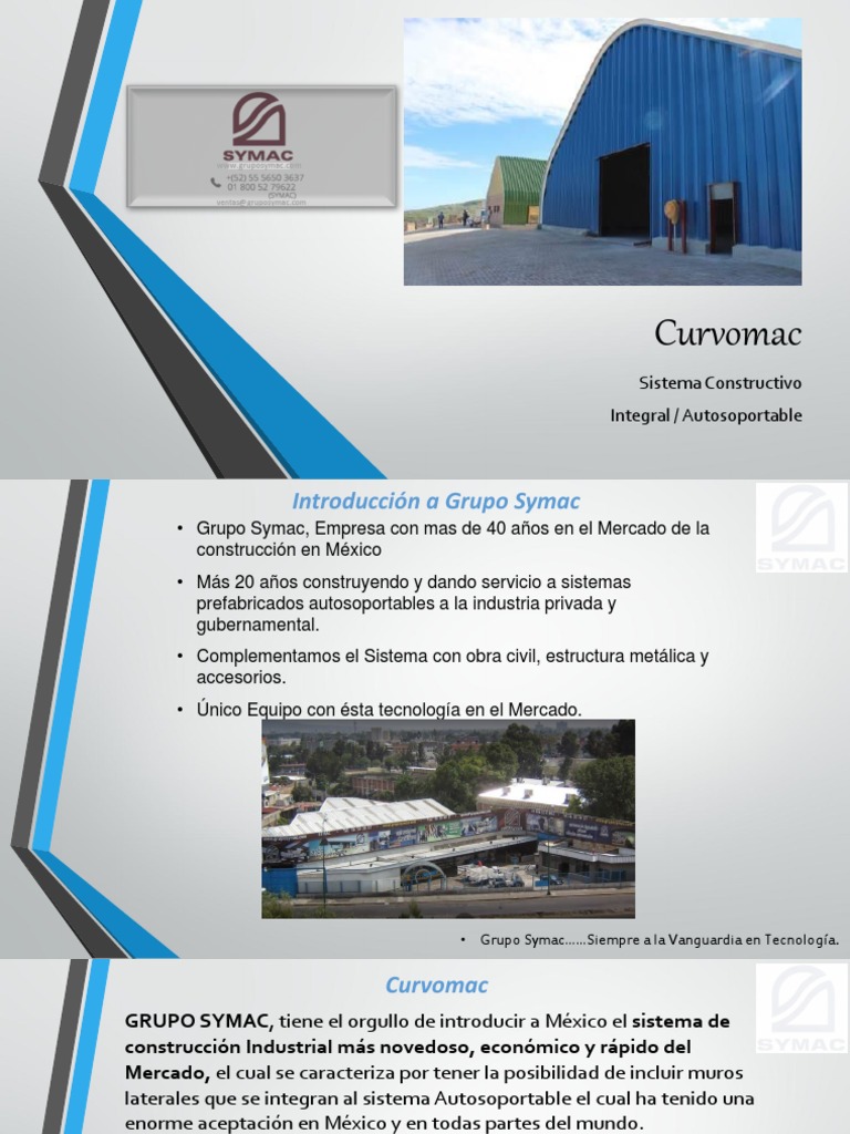 Curvomac Grupo Symac | PDF | Aislamiento térmico | Acero