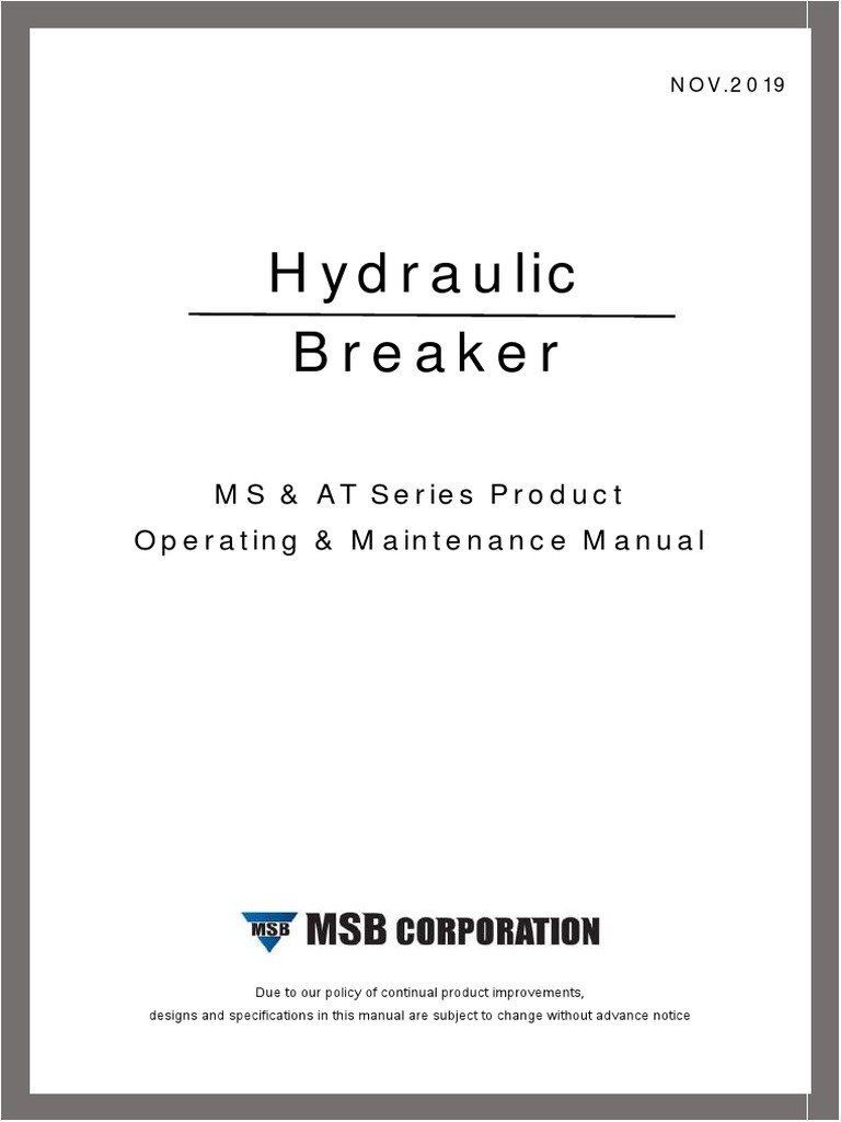 MS Operating & Maintenance Manual | PDF | Valve | Pump
