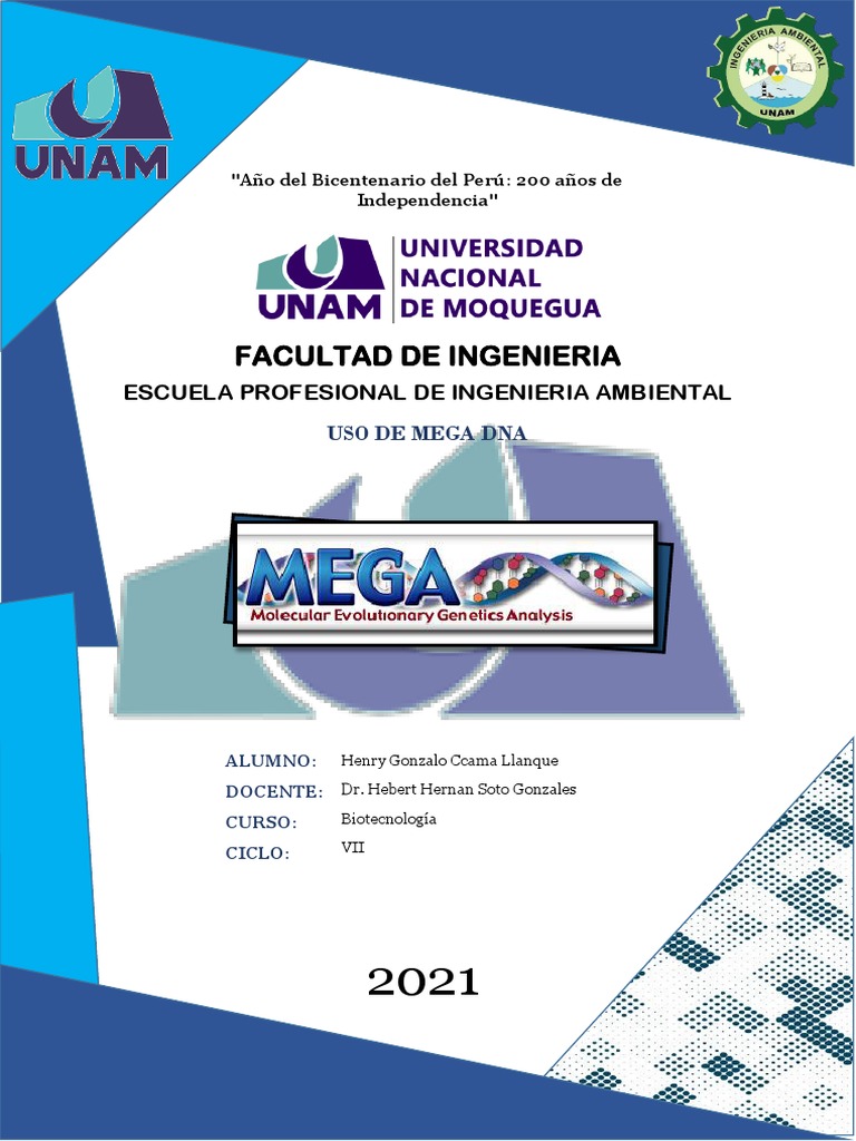 Uso de MEGA DNA en Filogenética | PDF | Filogenética | Interfaces ...