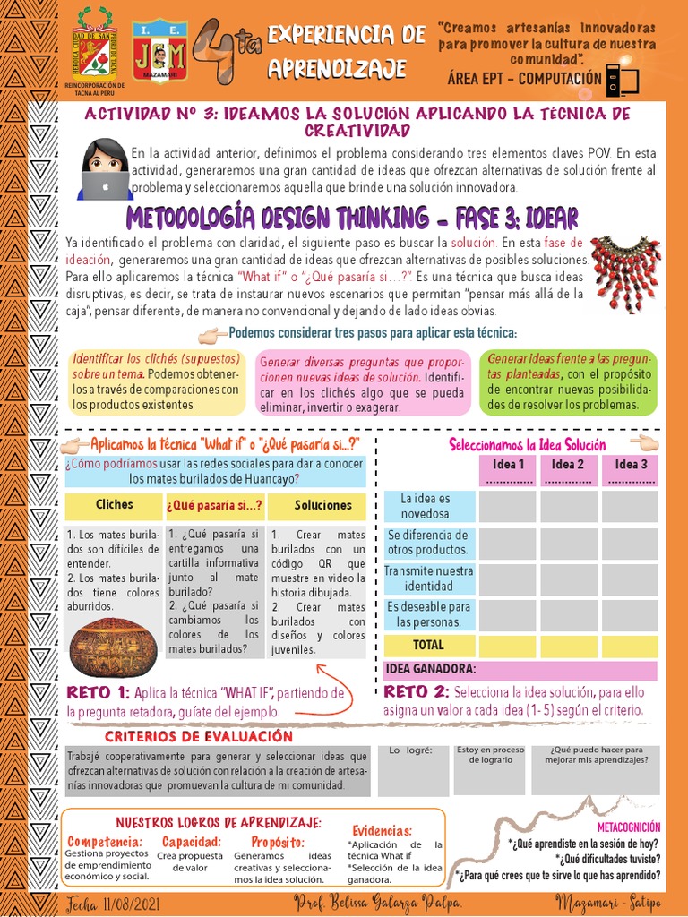 Ept Ea 4 Actividad 3 Pdf Cognición