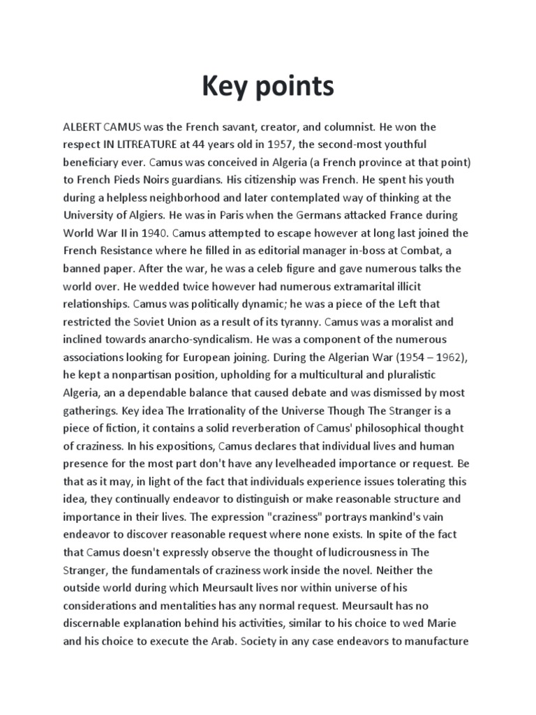 Complete Assignment | PDF | Albert Camus