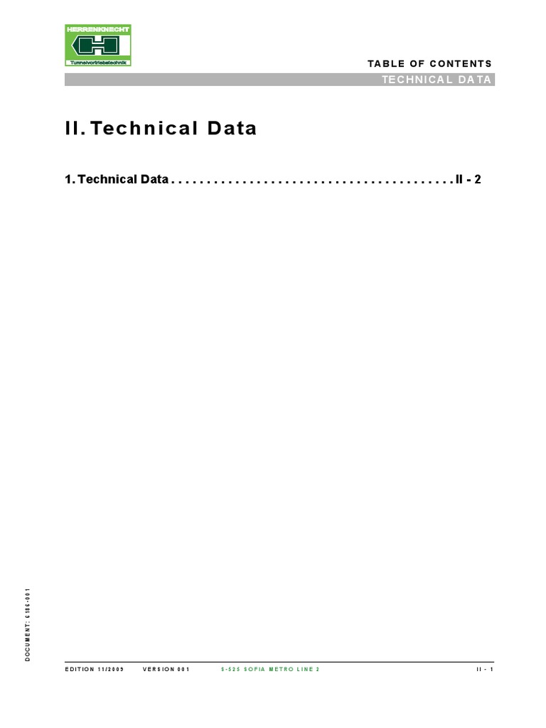 S-525 - 02 - Technical Data - EN | PDF | Manufactured Goods | Equipment