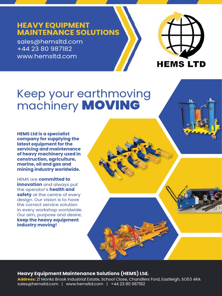 HEMS Product Range Catalogue 2021 | PDF | Filtration | Heavy Equipment