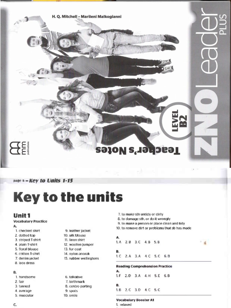 ZNO Leader B2 Keys - 1634804539 | PDF