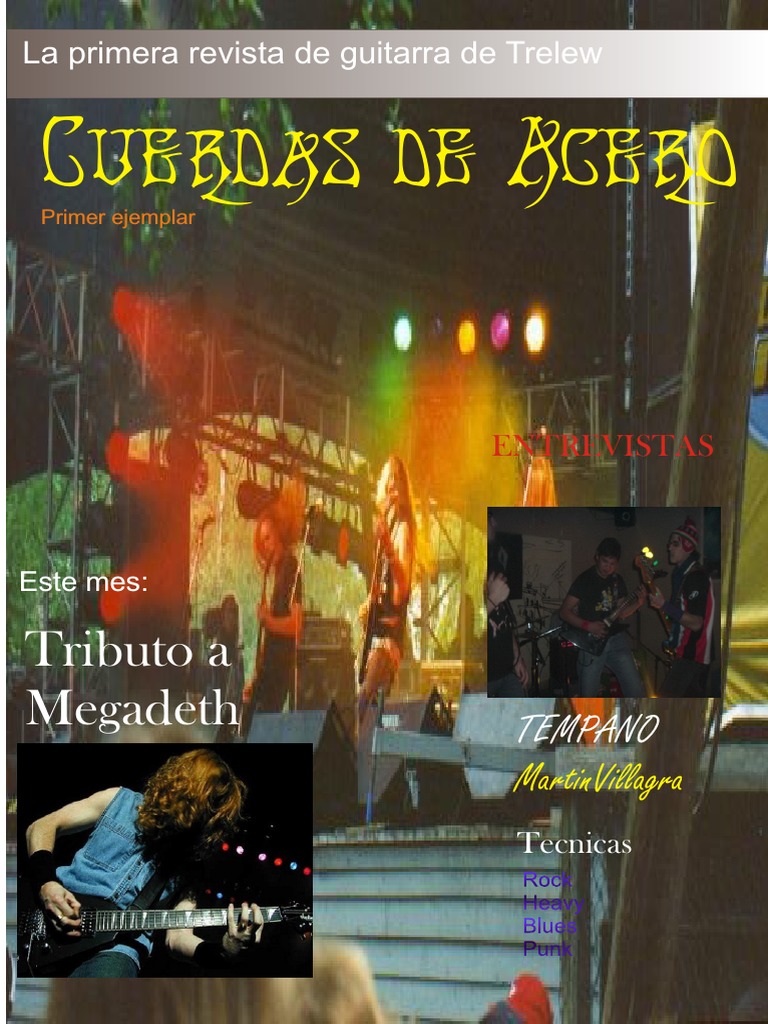 Cuerdas de Acero | PDF | Guitarras | La música rock