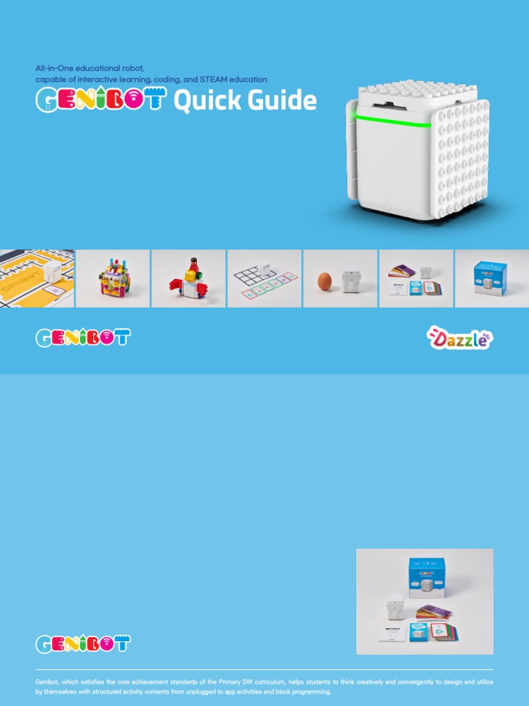 GENIBOT Quick Guide - 092820.ver | PDF | Hue | Color