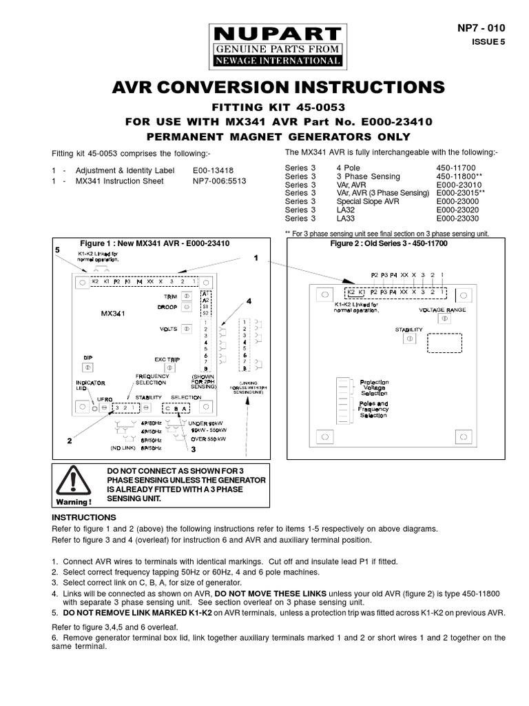 Avr Conversion Instructions | PDF | Electric Generator | Computer ...