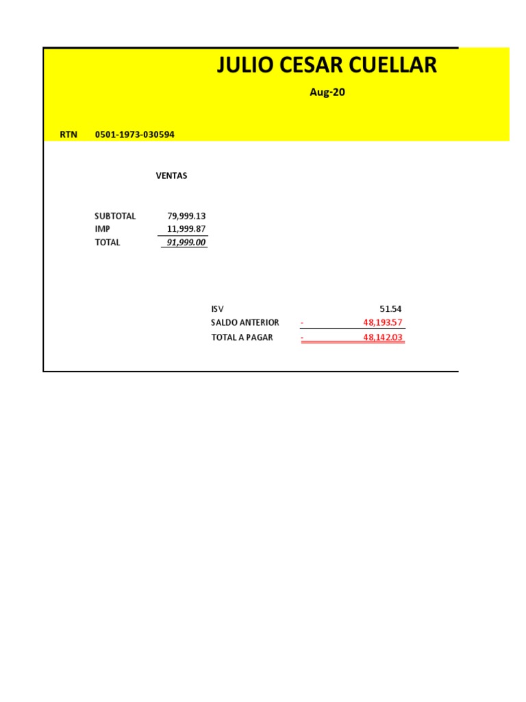 Julio Cesar Cuellar 2020 | PDF