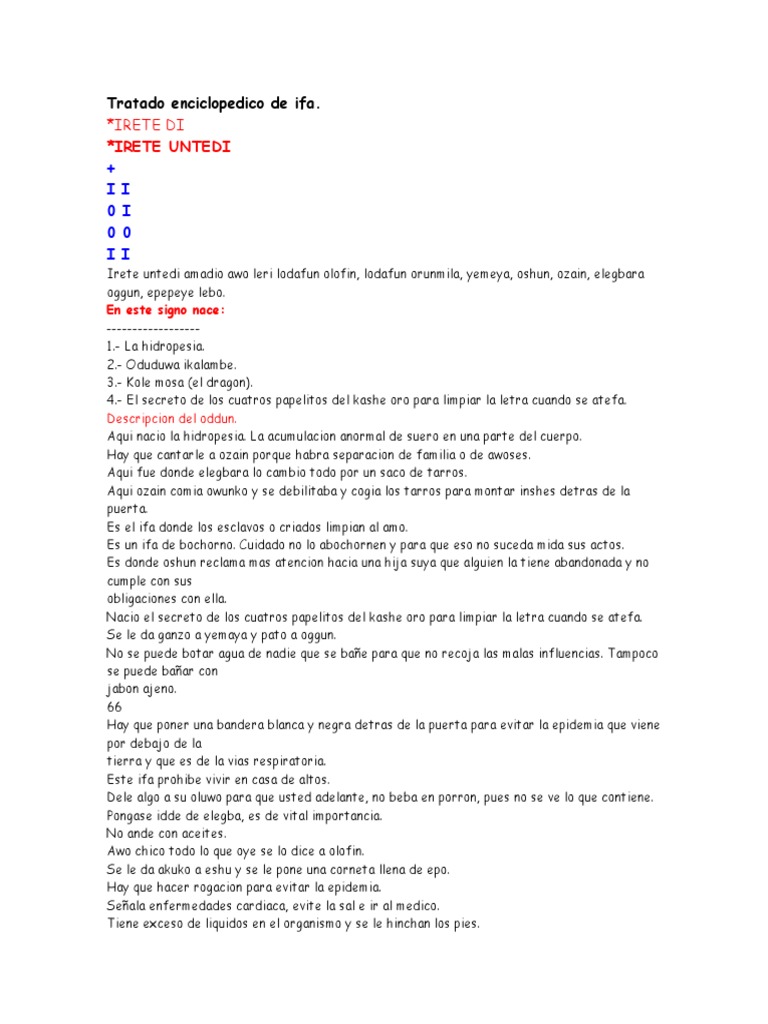 Irete Odi | PDF | Religión étnica | Deidades